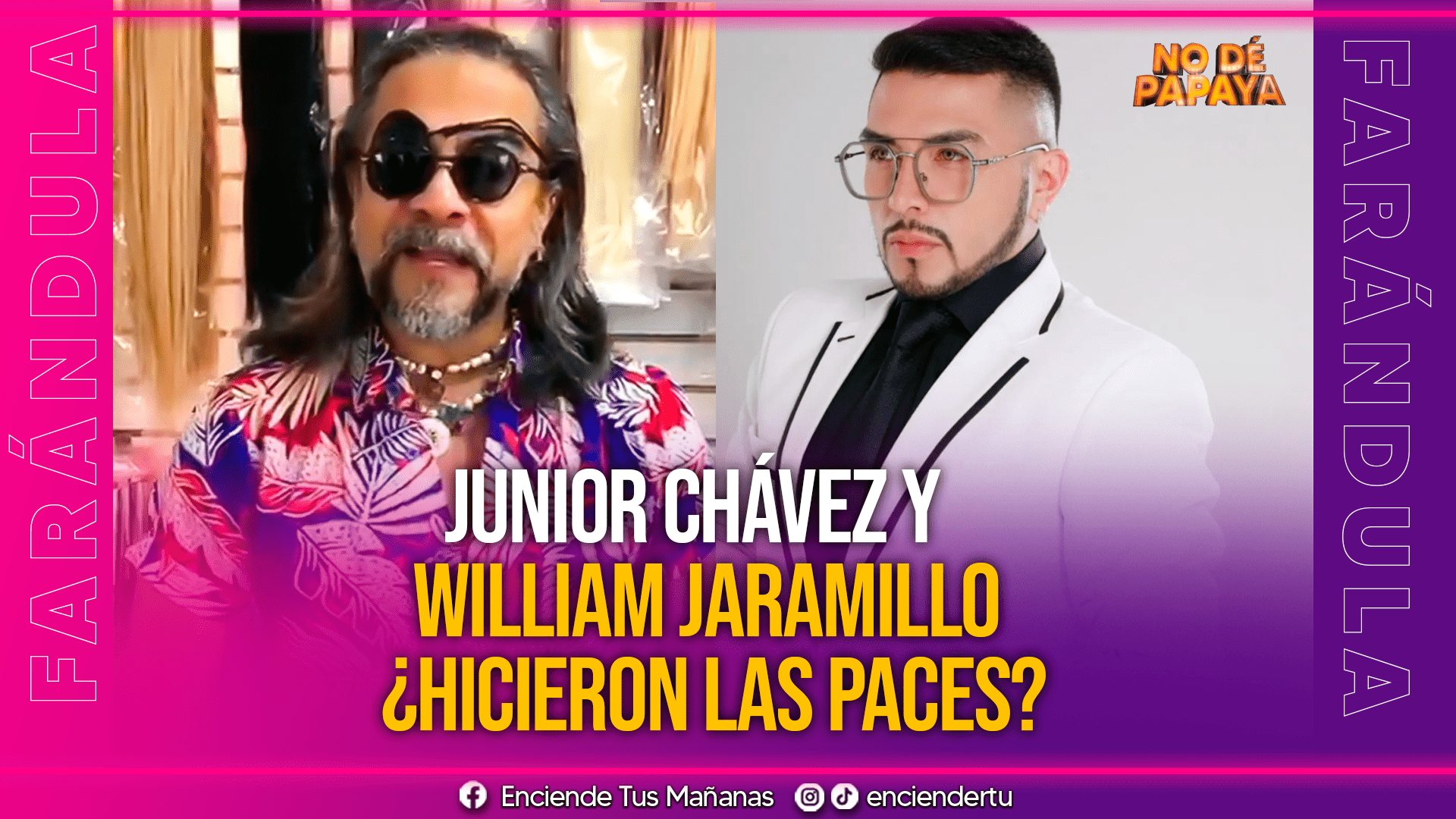 Junior Chávez y William Jaramillo por fin ¿HICIERON LAS PACES? - www ...