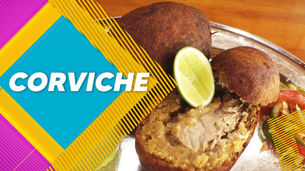Un típico y riquísimo corviche 🍤 para nuestro jueves junto al Chef ...